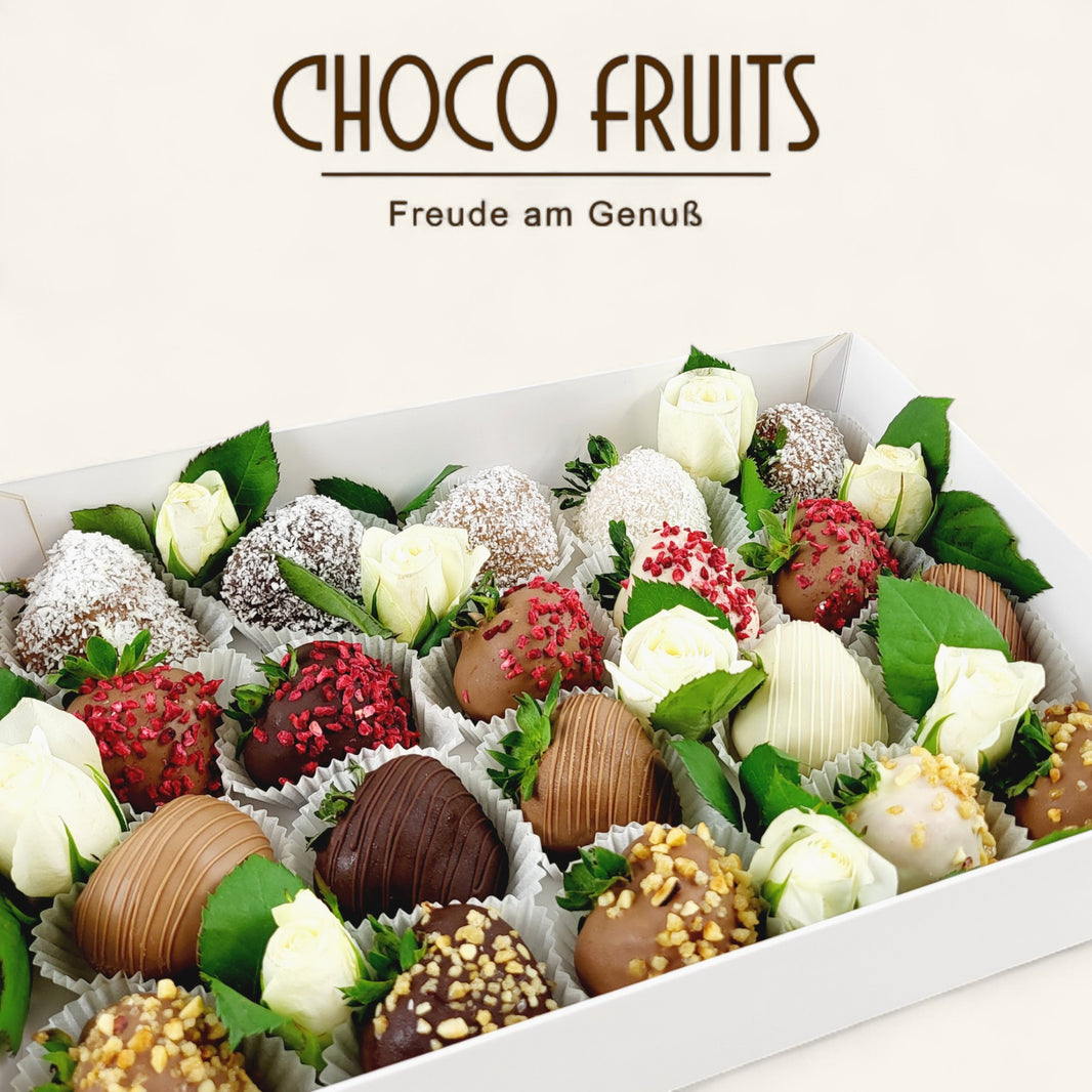 Schoko‑Erdbeeren bestellen – Express & Kühlverpackung | Choco Fruits ...